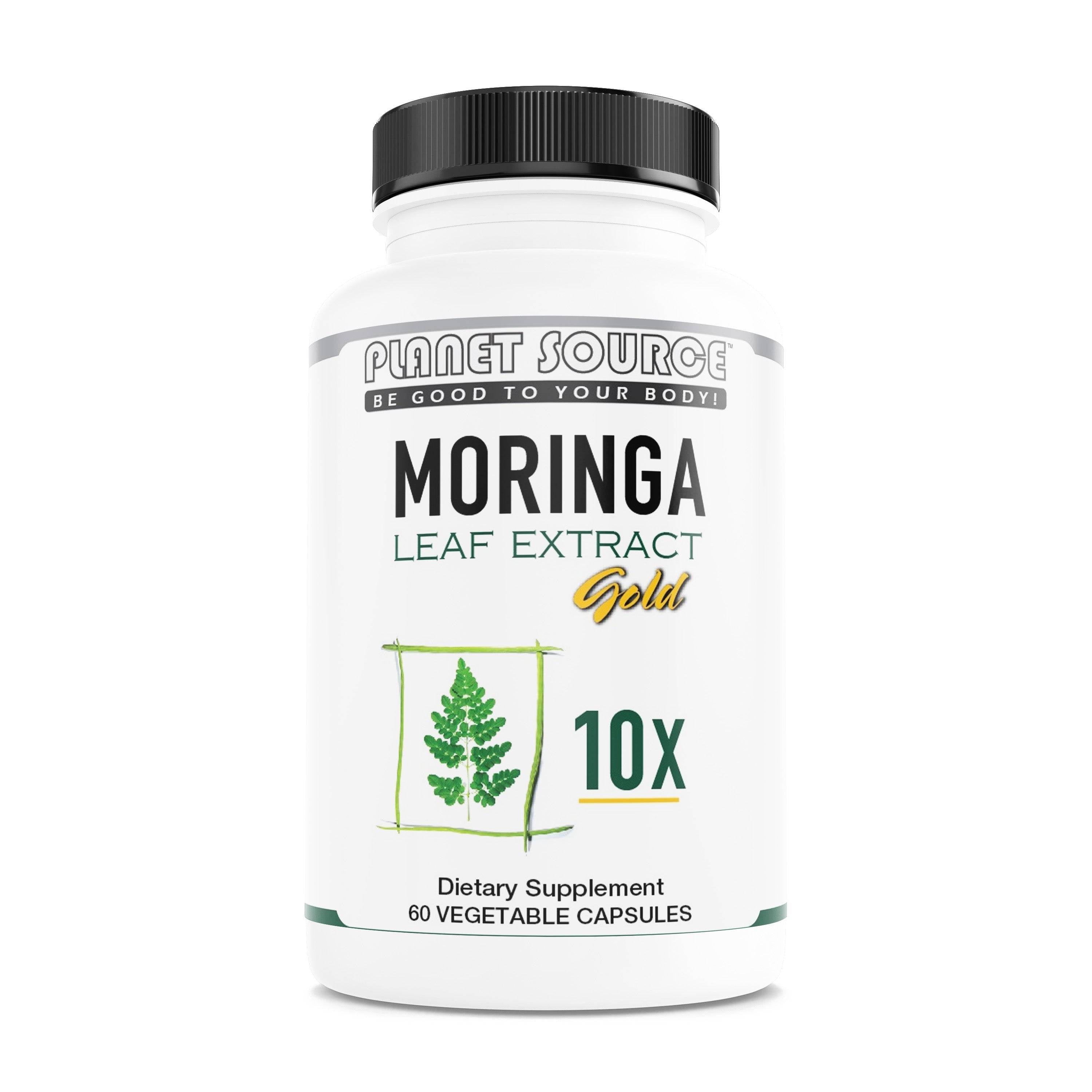Moringa Leaf Gold Extract 10X 60 Capsules - Planet Source